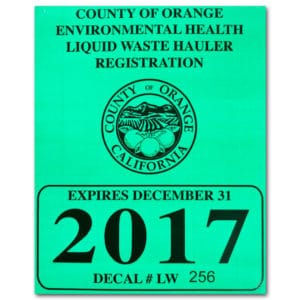 Numbered Vinyl License Labels - Farrell Label Company